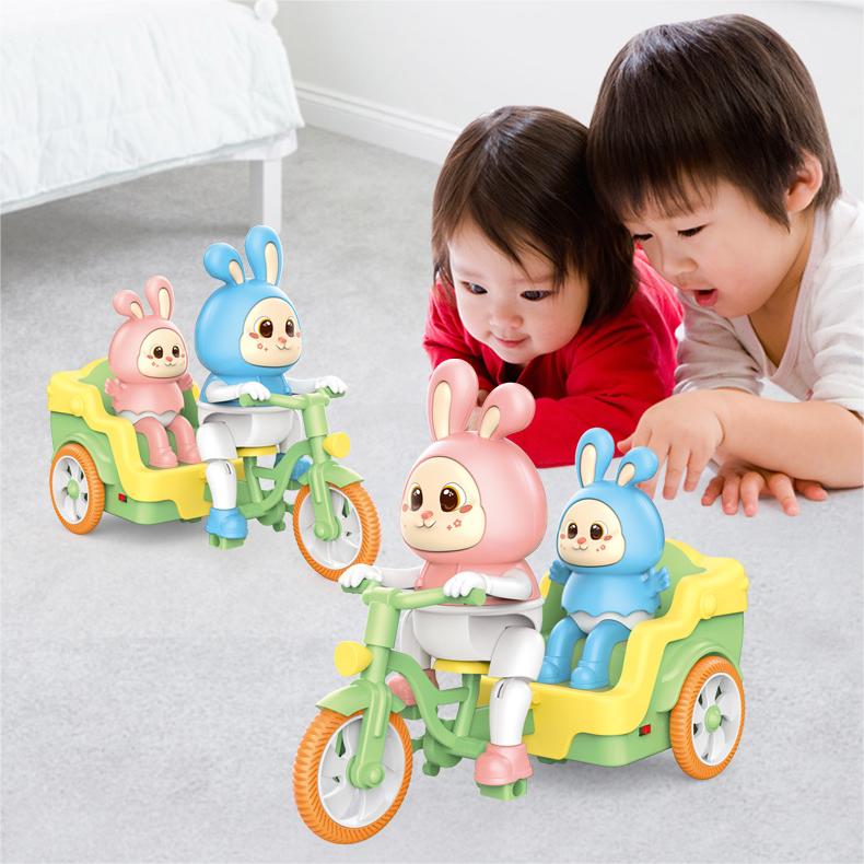 Cute Bunny Tricycle Ride Fun – Pana Playhouse