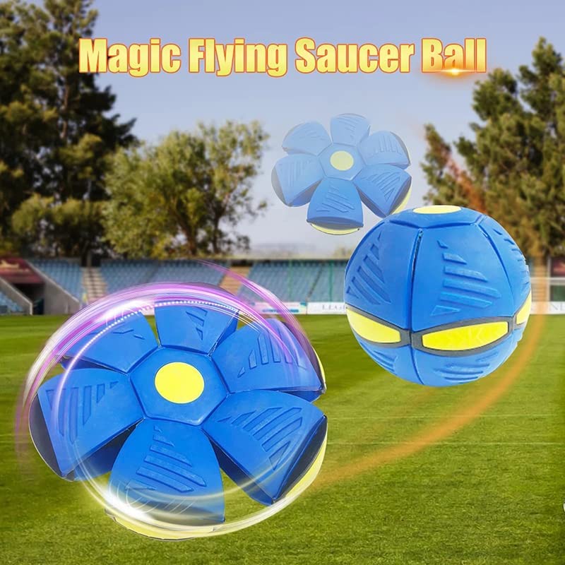 Flying UFO Magic Balls with LED Light Flat Throw Disc Ball – Pana Playhouse
