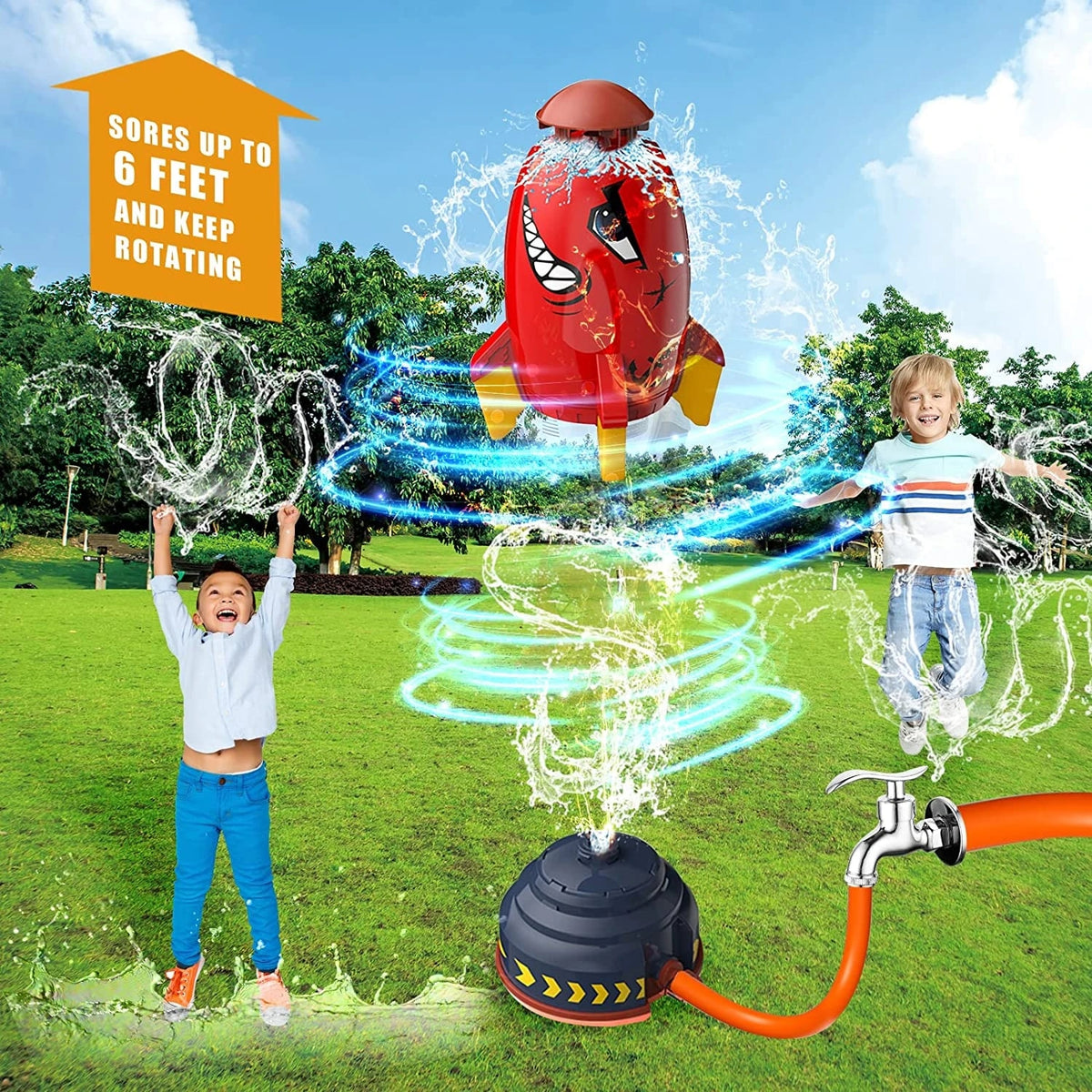 Outdoor Water Pressure Rocket Launcher 🚀 – Pana Playhouse