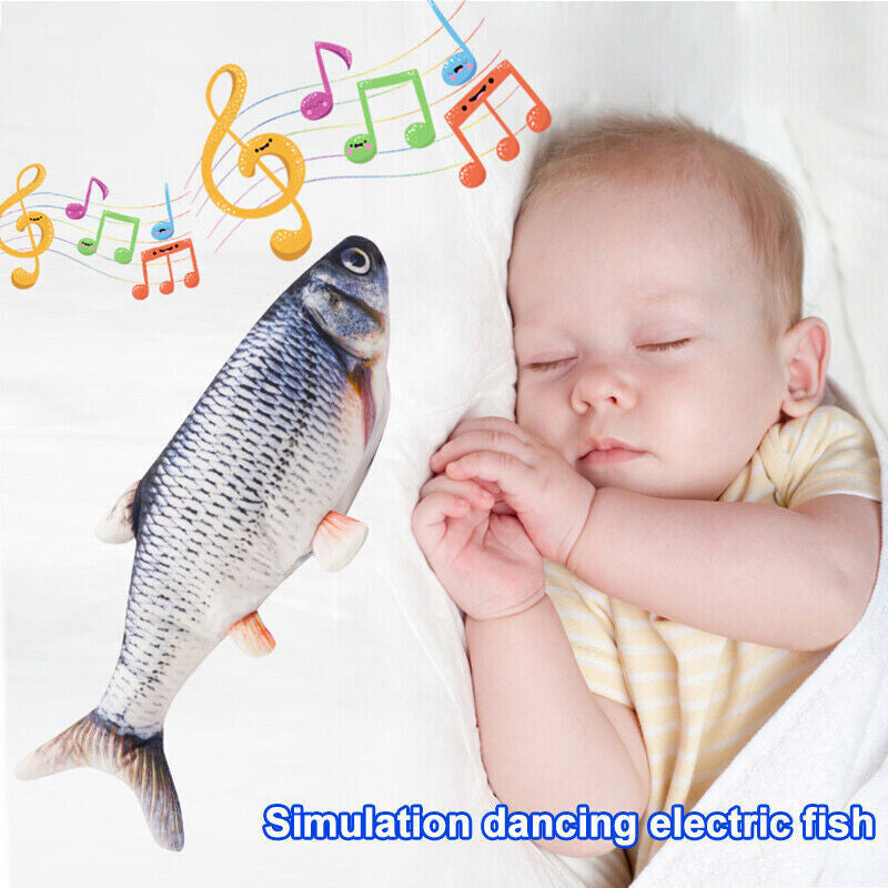 Realistic Fish baby Lullaby Moving Fish Toy – Pana Playhouse