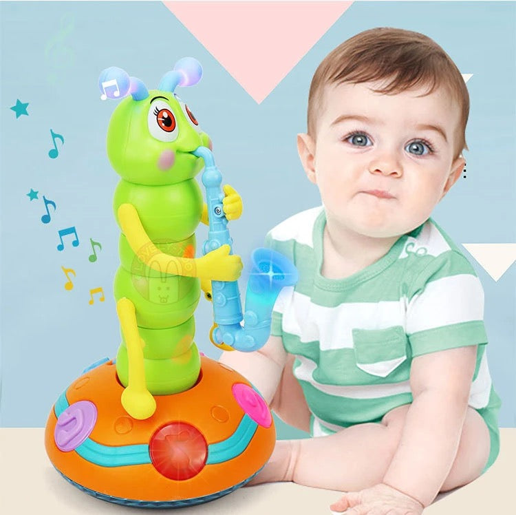 Musical Caterpillar Toy Interactive Singing Twist Worm – Pana Playhouse